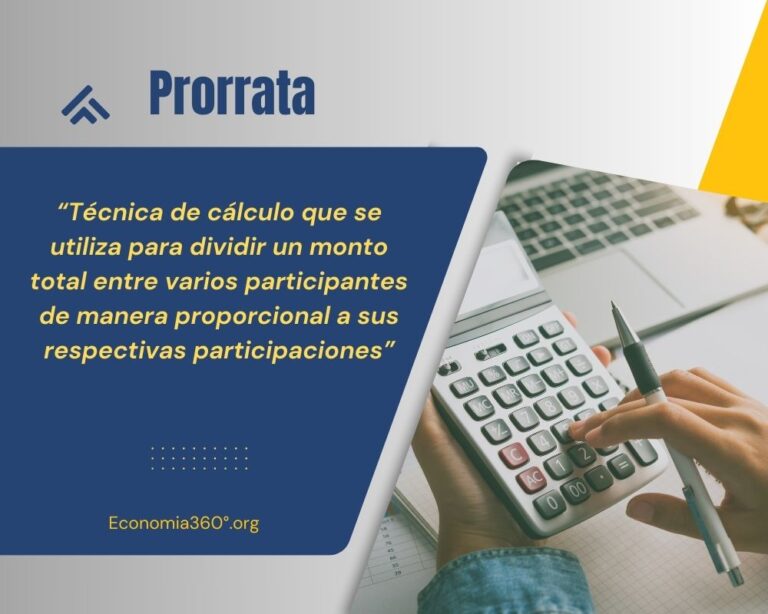 Prorrata: Definición, Qué es y Ejemplos | 2025